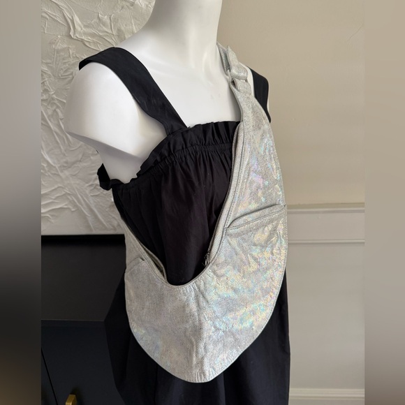 Sash | Bags | Sash Brand Silver Iridescent Crossbody Bag | Poshmark